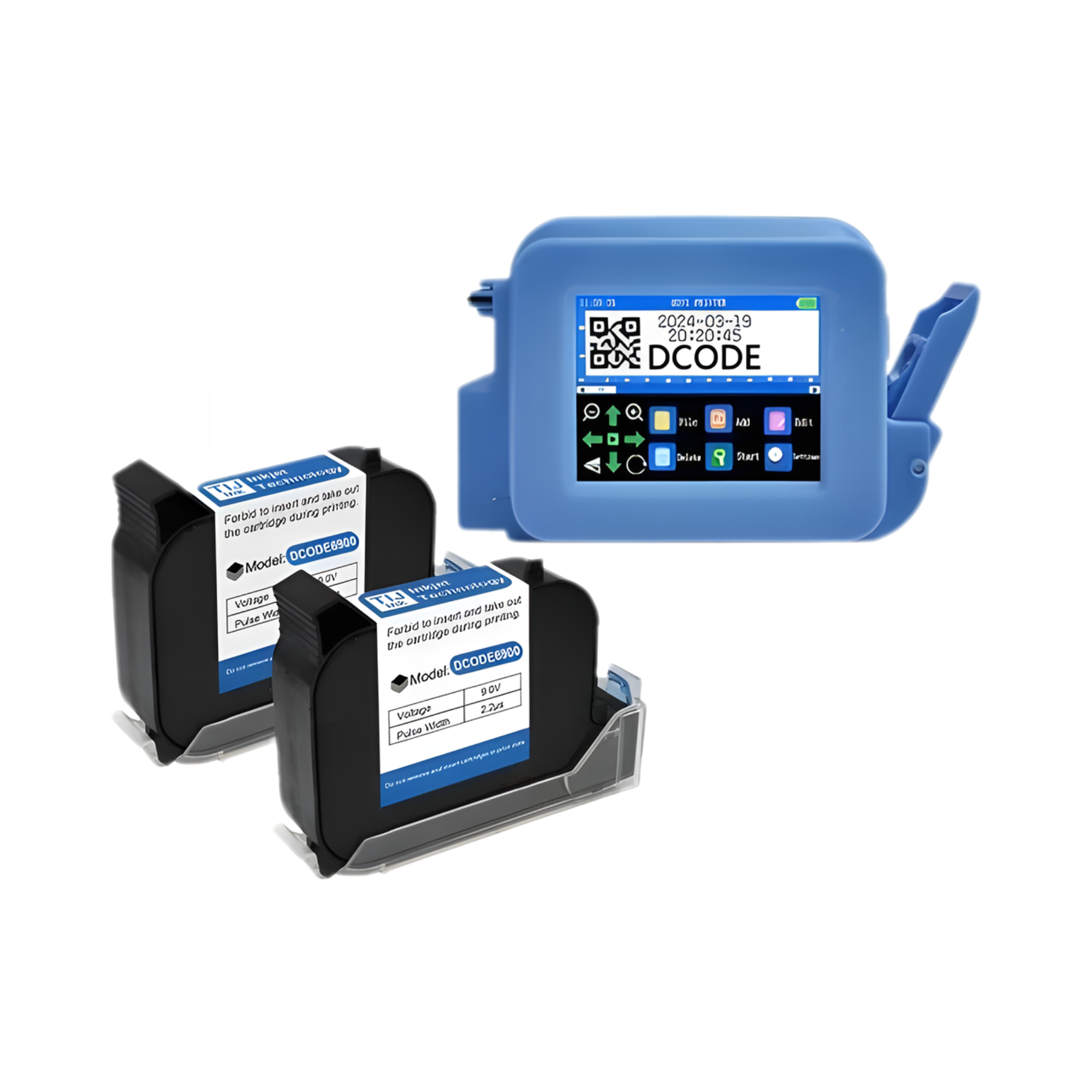 Portable Handheld Inkjet Printer with Two Ink Cartridges – Stuffology Store