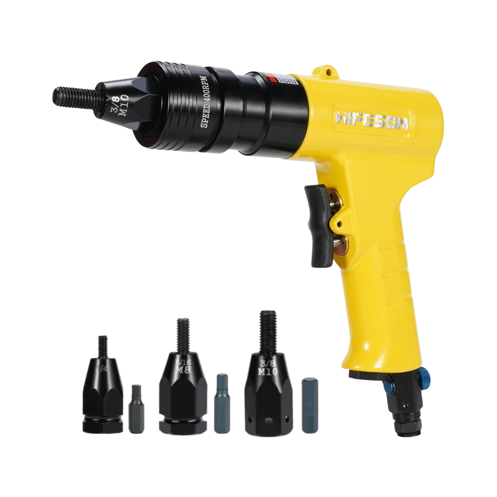 Heavy Duty Pneumatic Rivet Nut Gun with Threaded Insert Kit ...