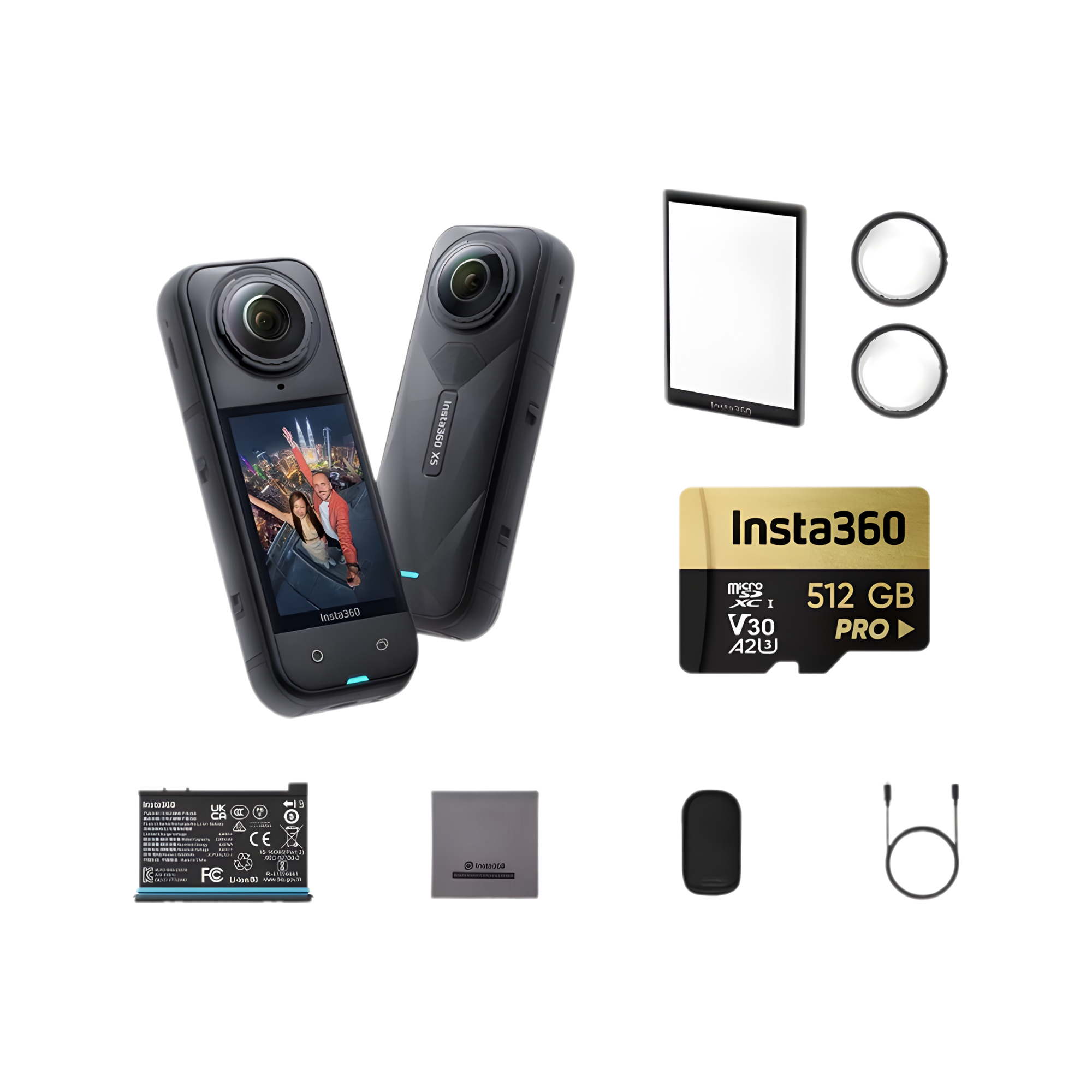 Insta360 X5 8K 360 Camera with 512GB Storage and Triple AI Chip ...