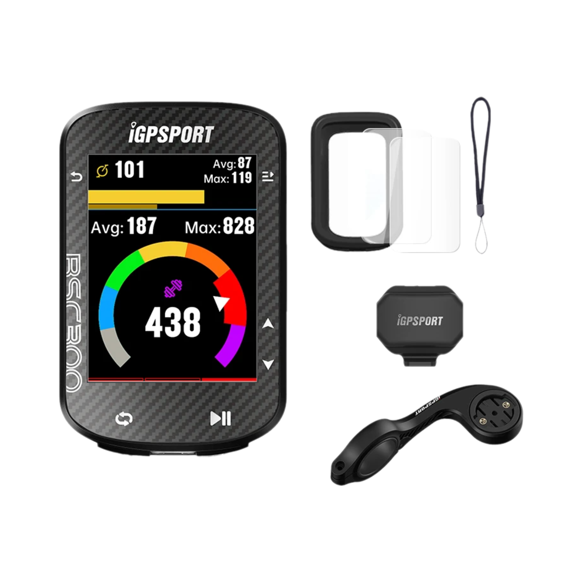 Smart GPS Bike Computer with Speed Sensor and Bluetooth Tracking ...