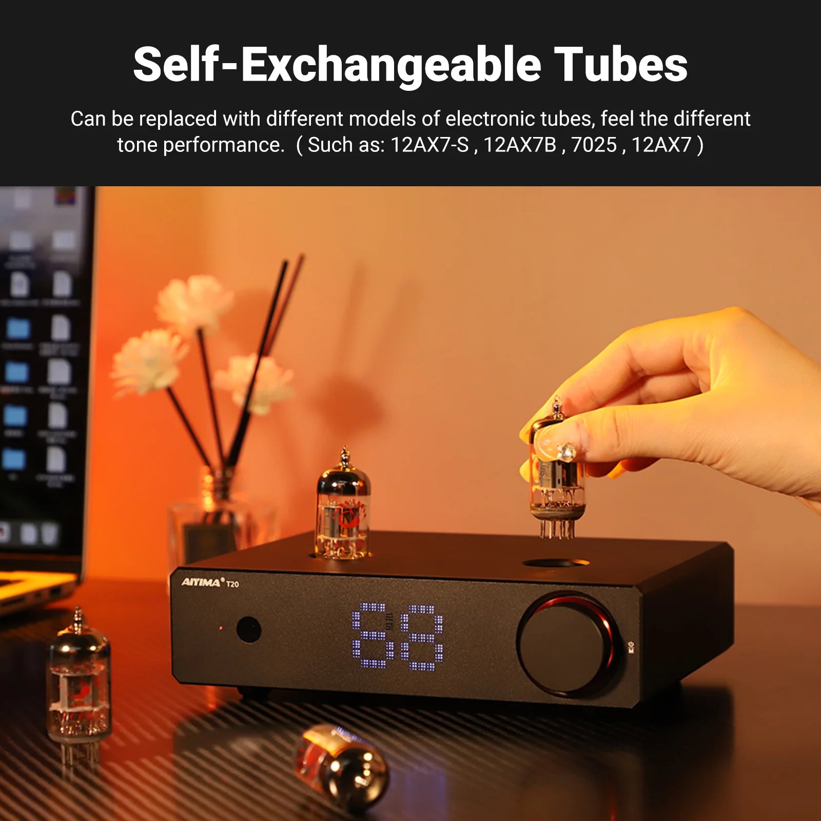 Fully Balanced Stereo Tube Preamp with ECC83 Valve and DAC – Stuffology ...
