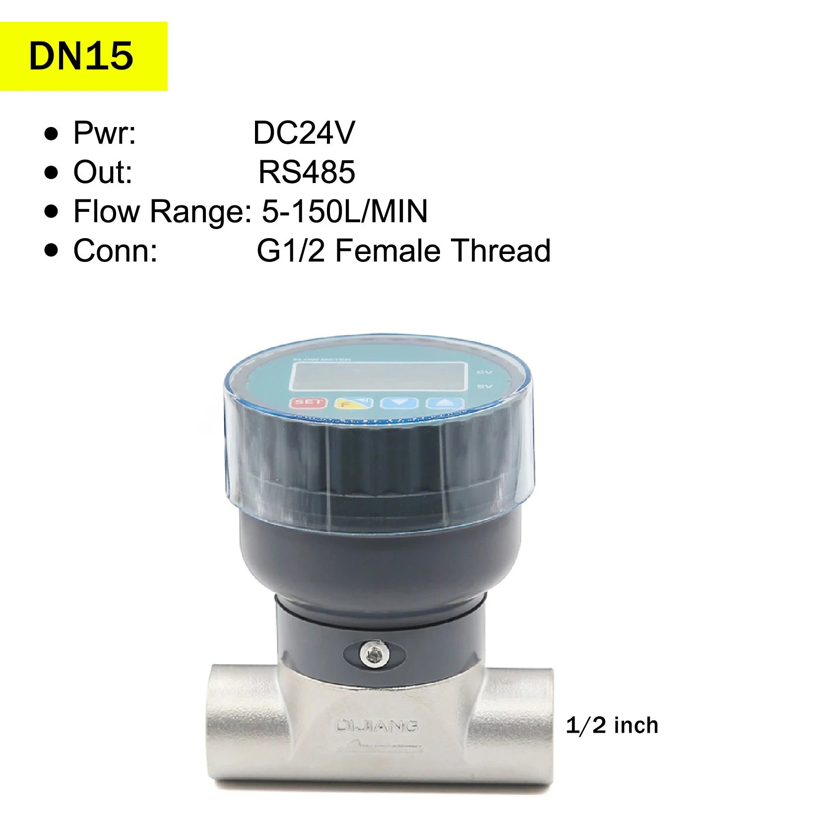 High Accuracy DN15 Liquid Flow Sensor Meter – Stuffology Store