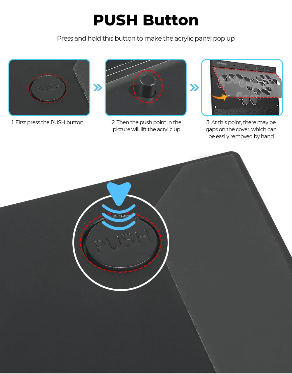 Magnetic Stickless Arcade Controller for PC PS4 PS5 Switch – Stuffology ...