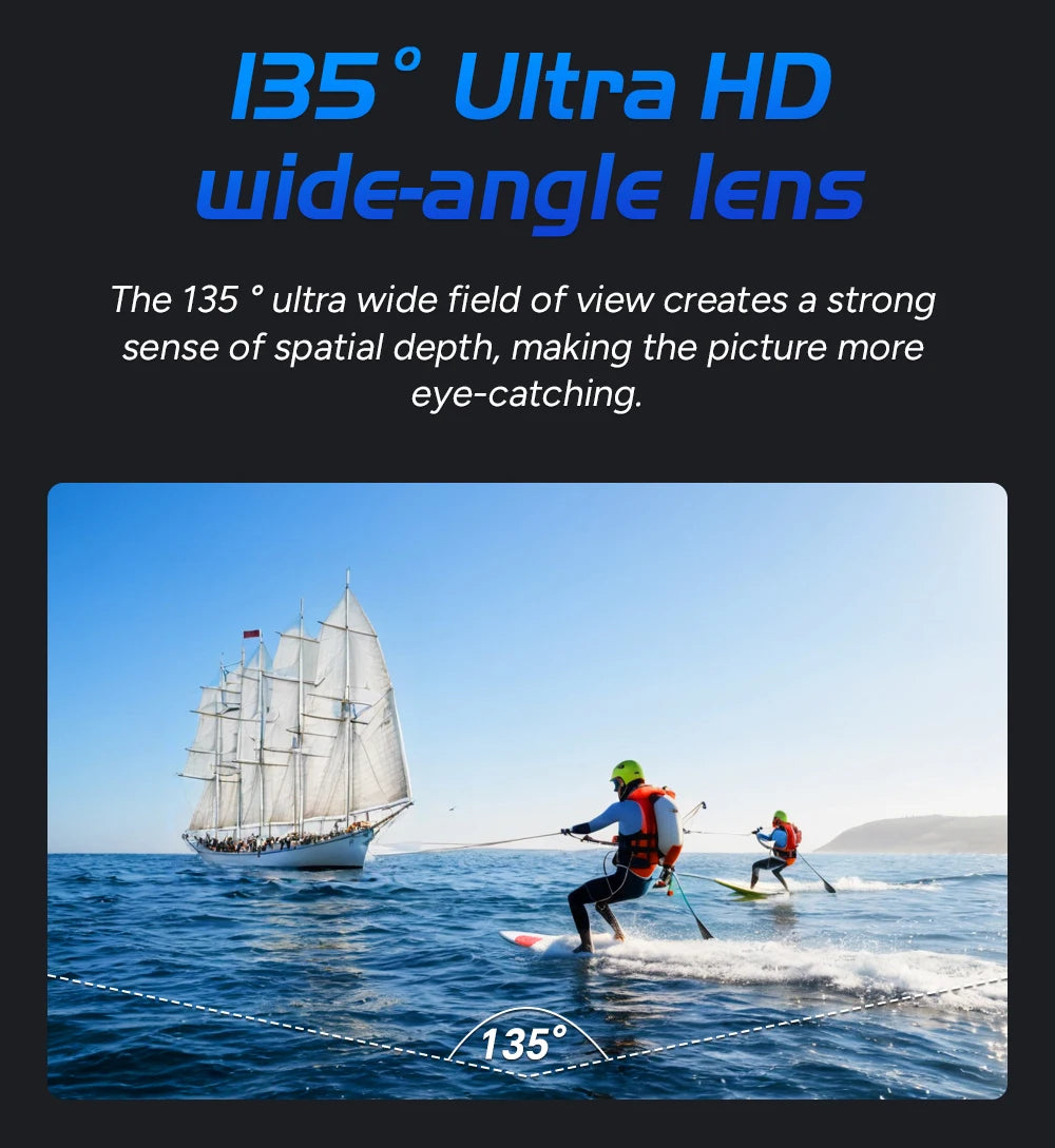 4K Action Cam with 6-Axis Stabilisation and Dual Display – Stuffology Store