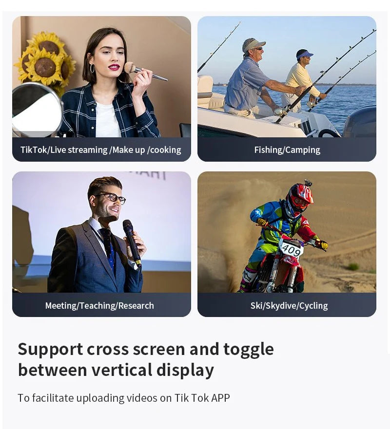 4K Wearable Camera with 60fps and Gimbal Stabilization – Stuffology Store
