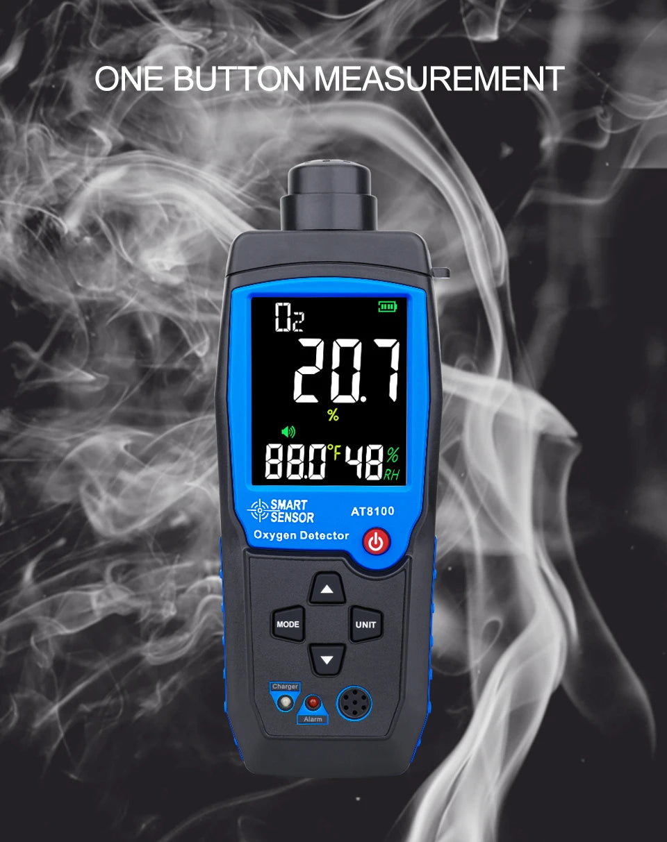 Smart Digital O2 Meter with Sound and Light Alarm System – Stuffology Store