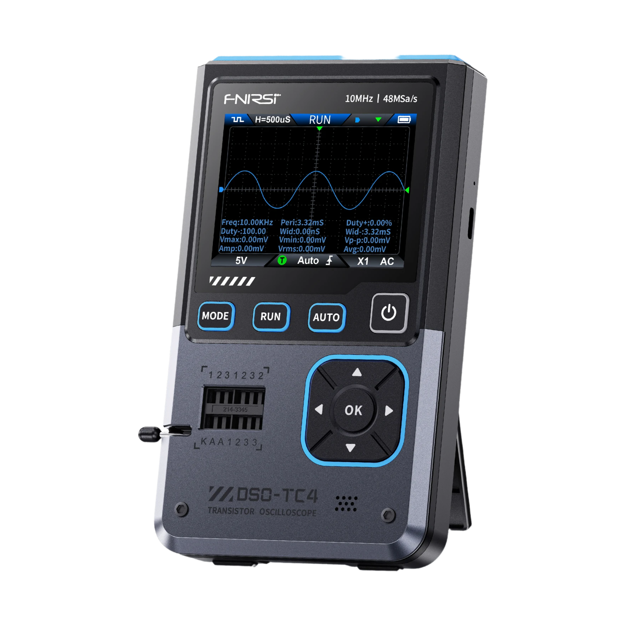 Portable 3 in 1 Digital Oscilloscope with Transistor Tester ...