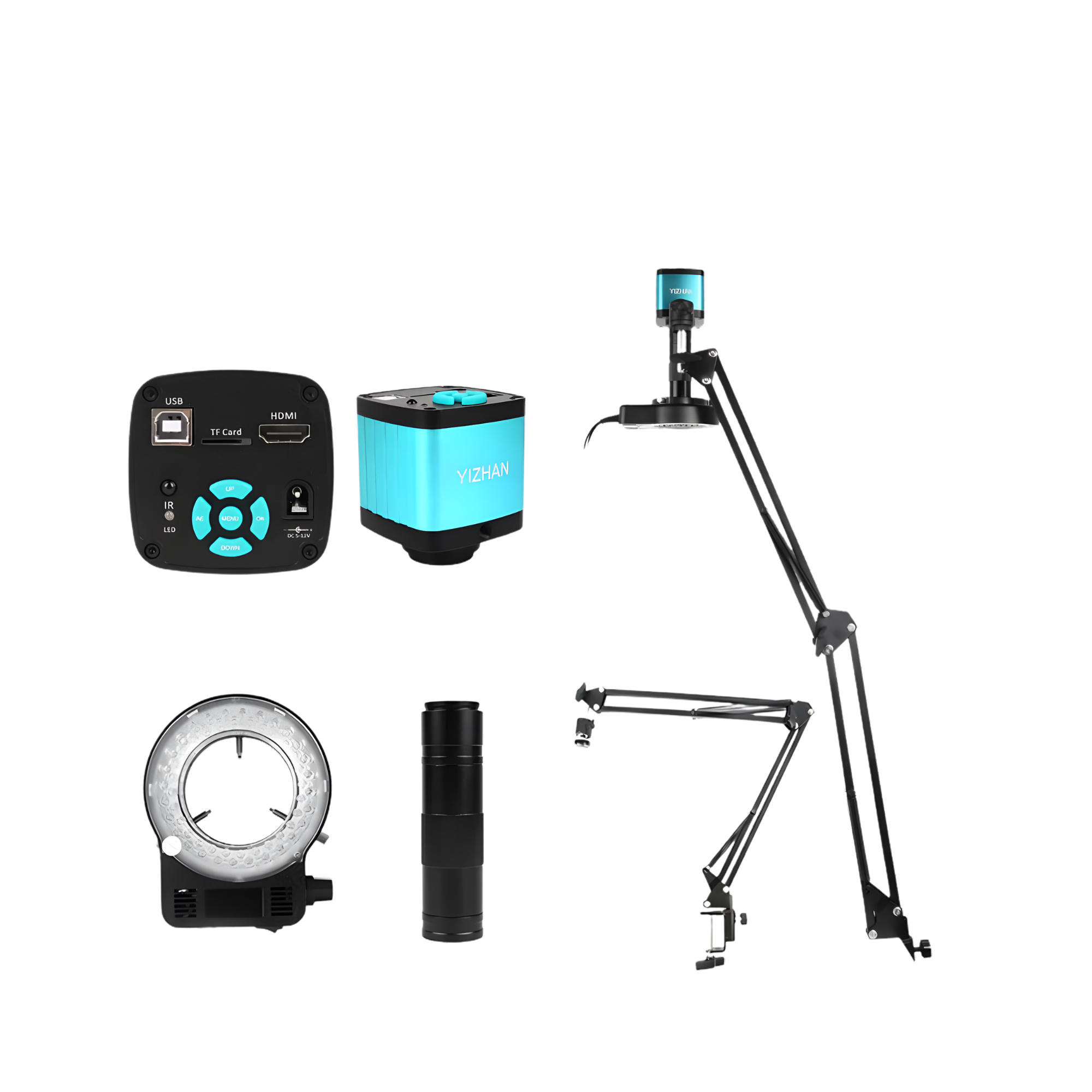 150X Zoom 4K Digital Microscope 48MP Camera for Circuit Repair ...