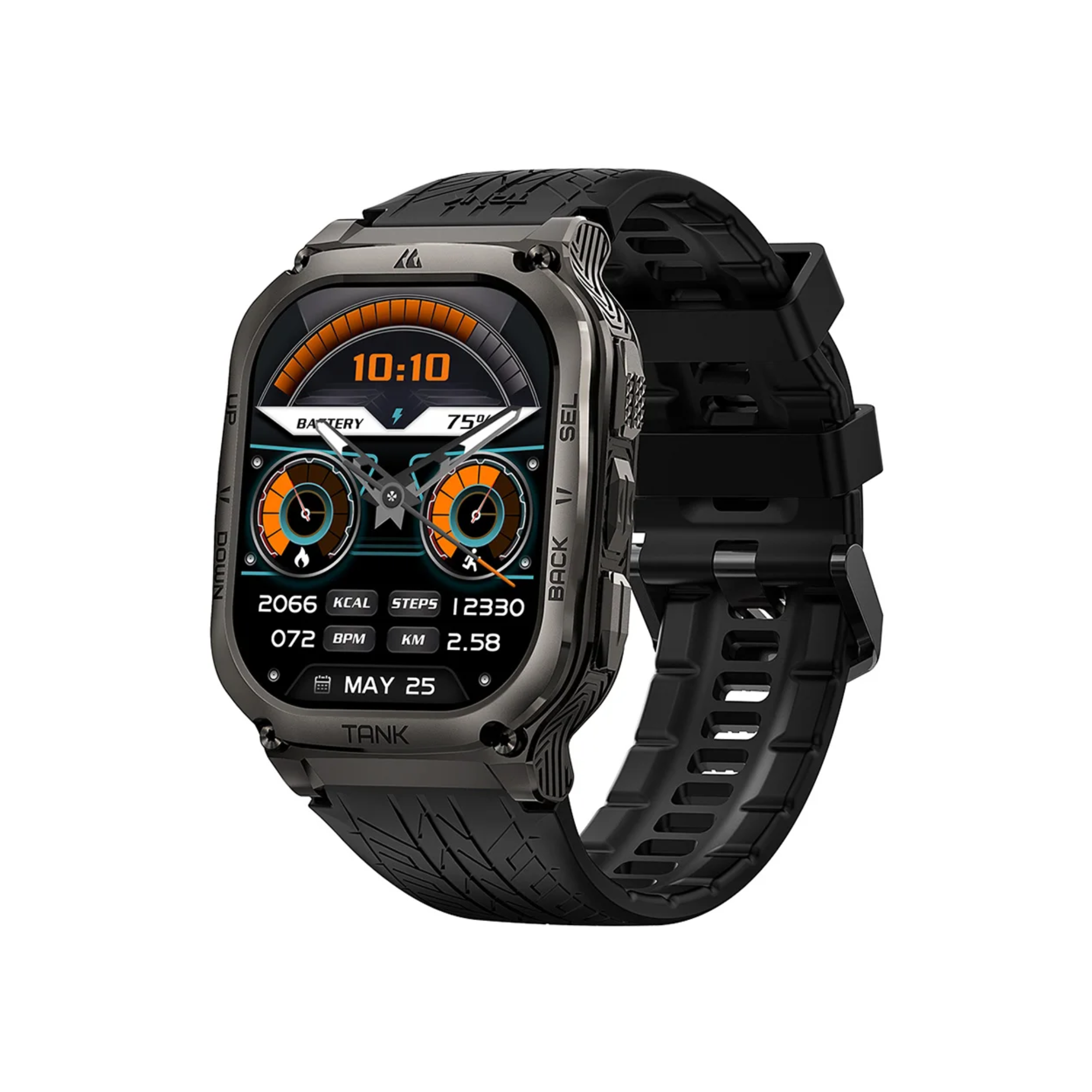 Waterproof AMOLED Fitness Smartwatch with Bluetooth – Stuffology Store