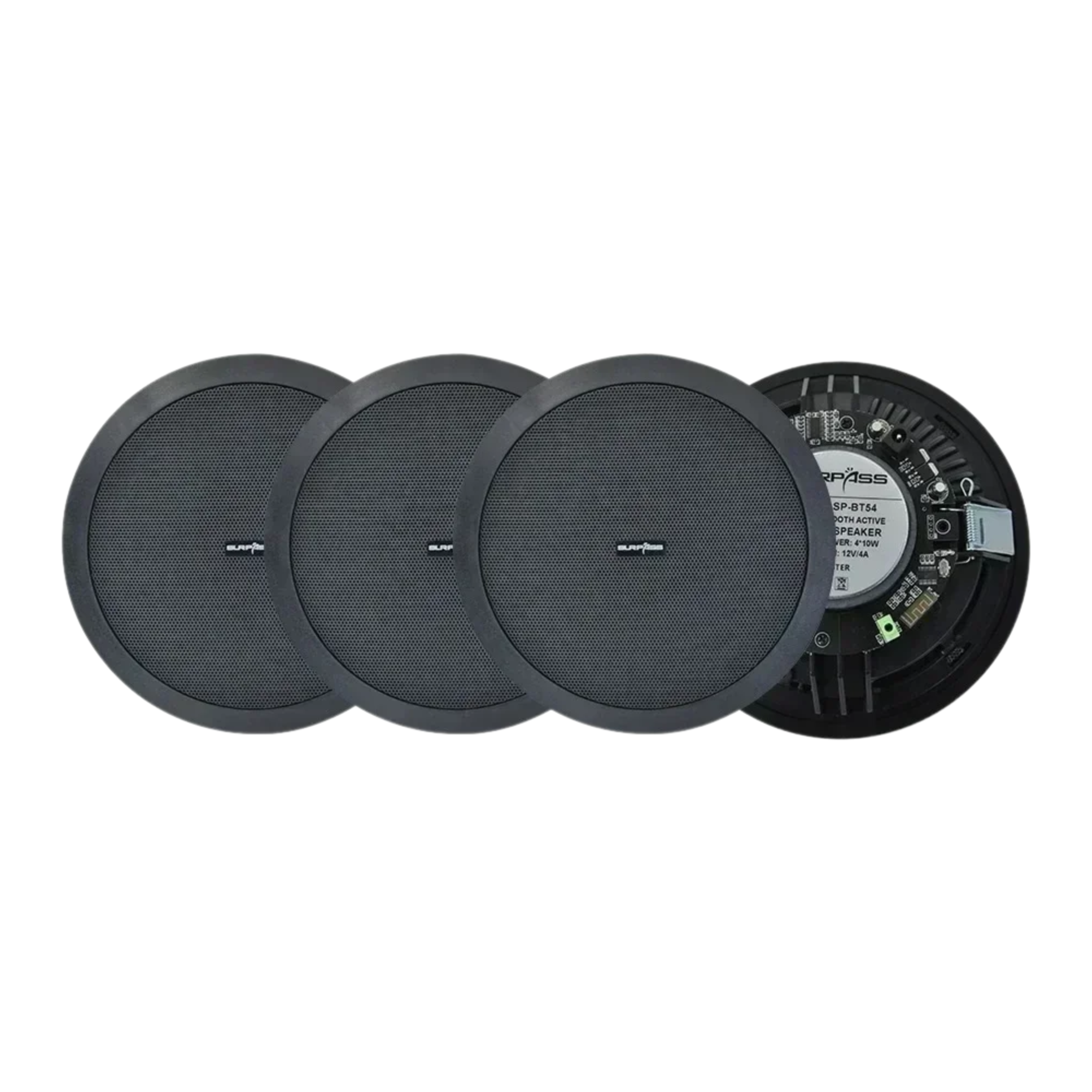 Wireless Ceiling Speaker Set with Amplifier and Passive Units ...